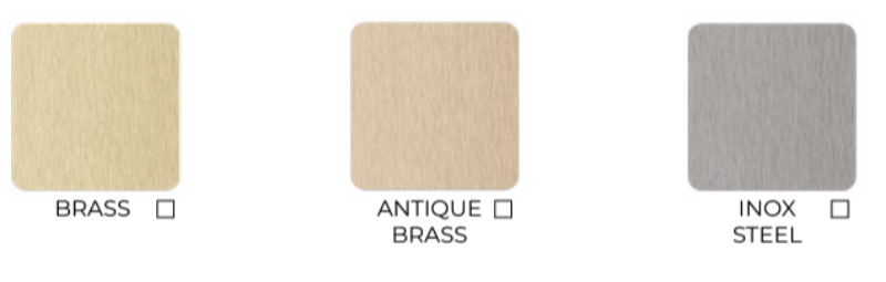 Premiers Fronts. METALLIC FINISH